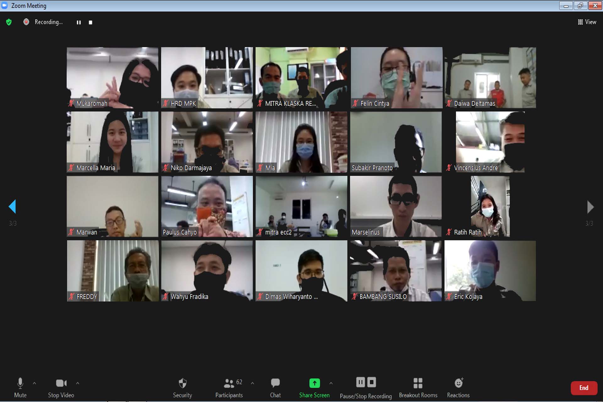 Mitra Konstruksi - Raker keempat Mitra Konstruksi secara online via ...